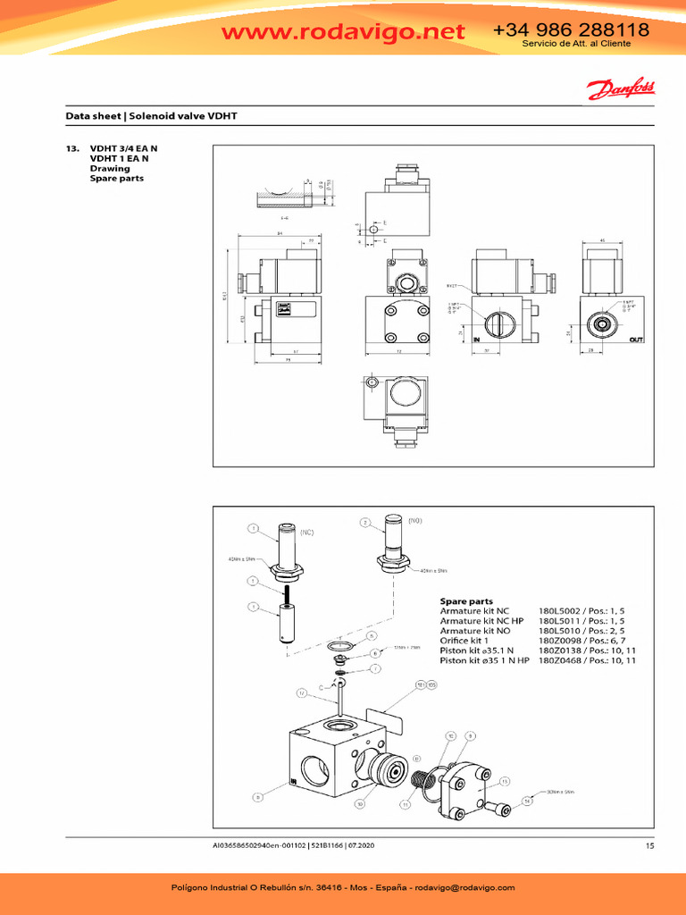 Electrovalvula 2 2 Vias Danfoss | PDF