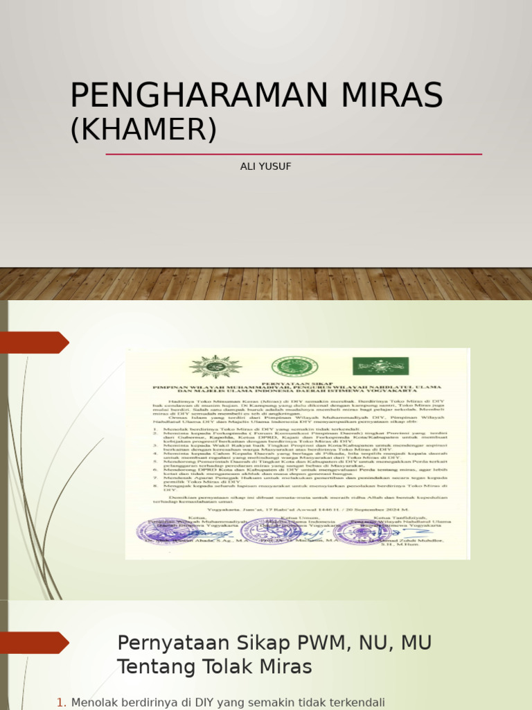 Bahaya Miras | PDF