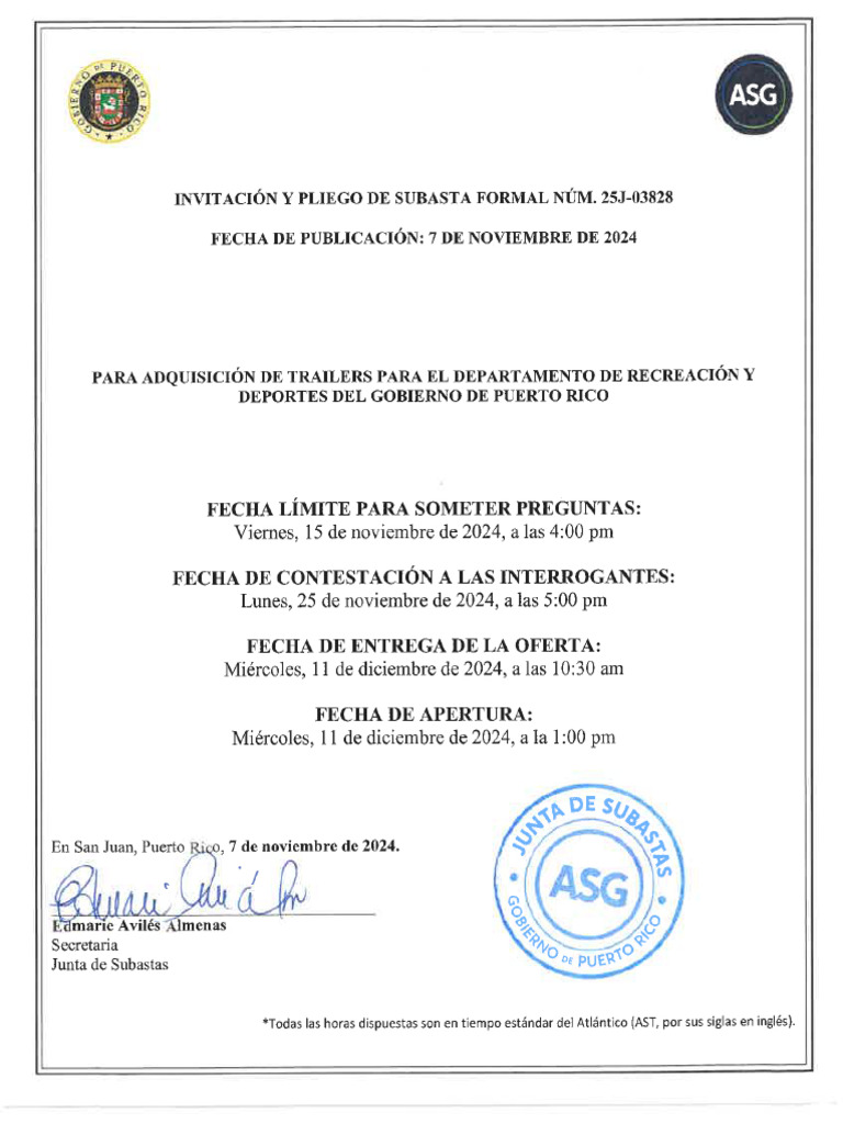 Subasta del DRD | PDF