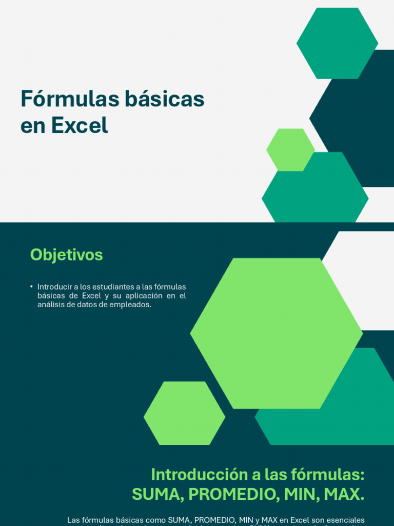 04 FORMULAS BASICAS EXCEL | PDF