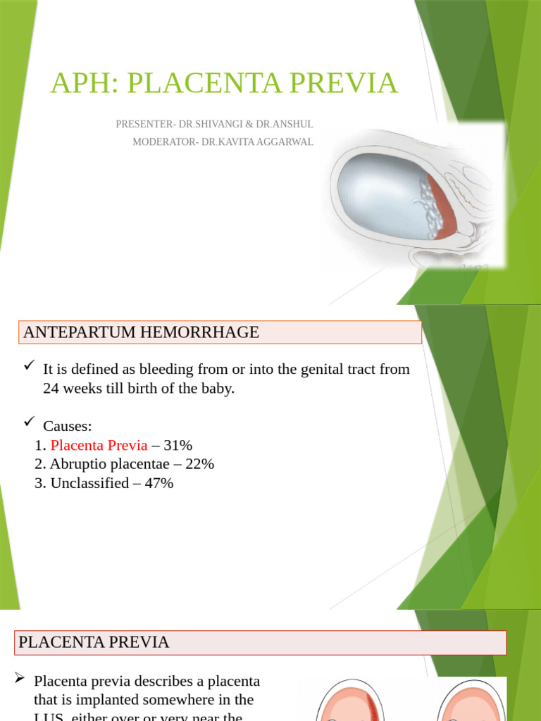 APH | PDF | Uterus | Mammalian Pregnancy