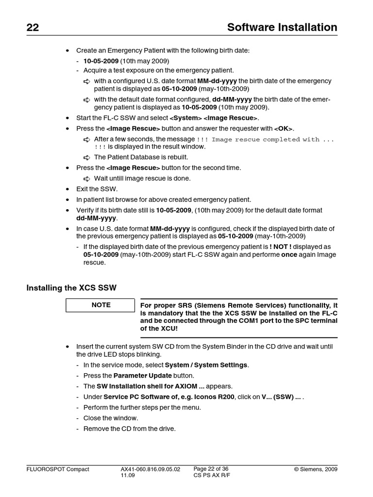 Fluorospot Compact Software P4 | PDF | Windows Registry | Booting