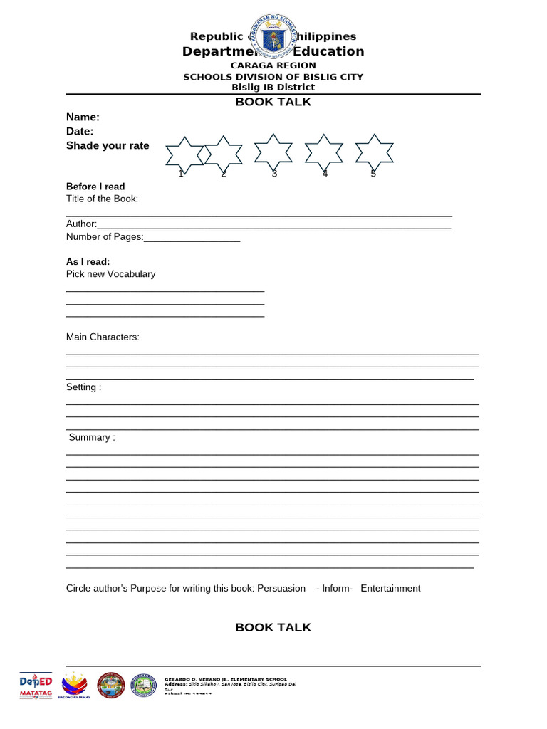 BOOK-TALK | PDF | Philippines