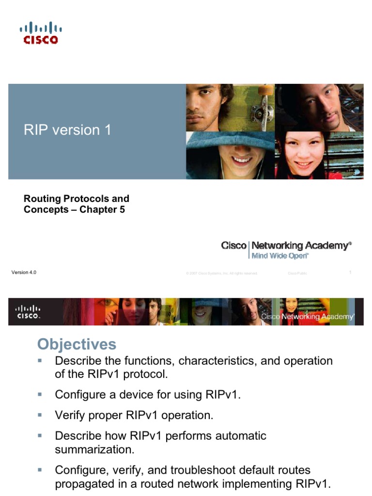 Chapter 5 RIP Version 1 | PDF