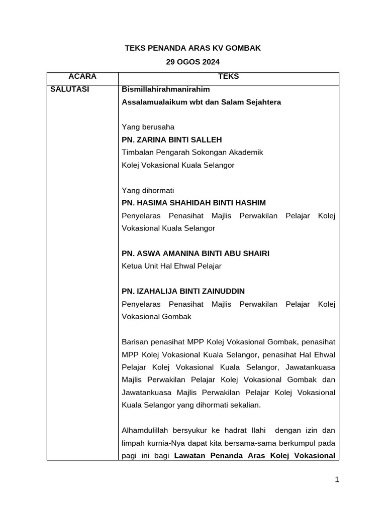 TEKS PENANDA ARAS KVG (3) | PDF