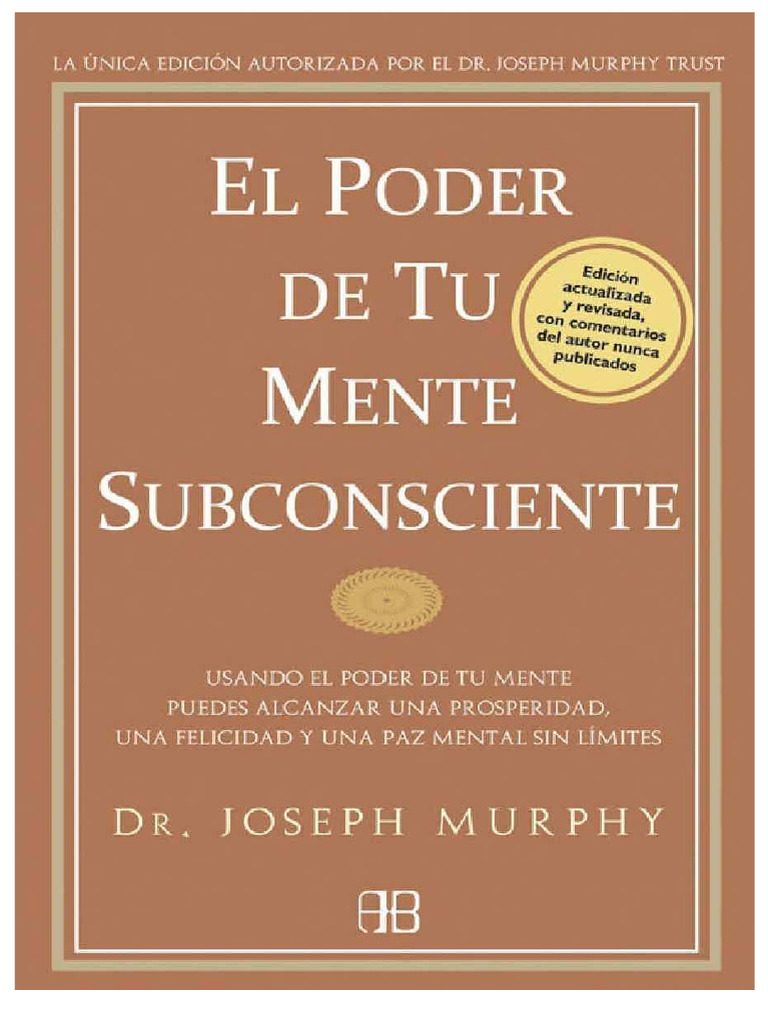 El Poder de Tu Mente Subconsciente | PDF | Mente | Oración
