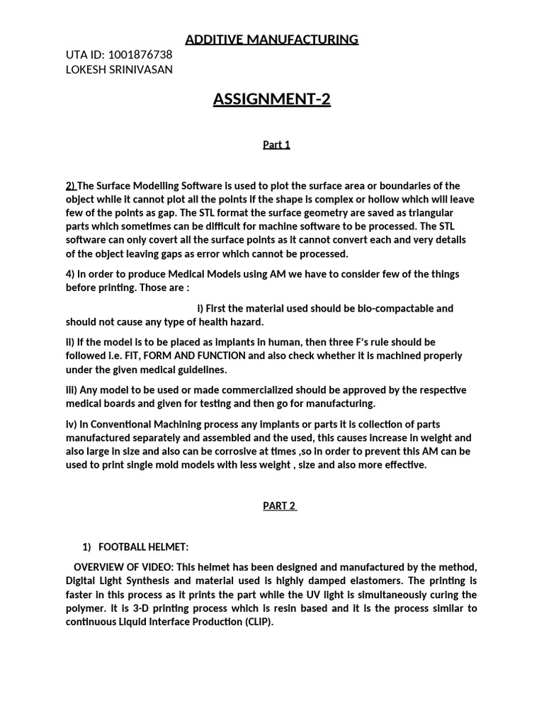 1001876738-Lokesh Srinivasan-1 | PDF | 3 D Printing | Jet Engine