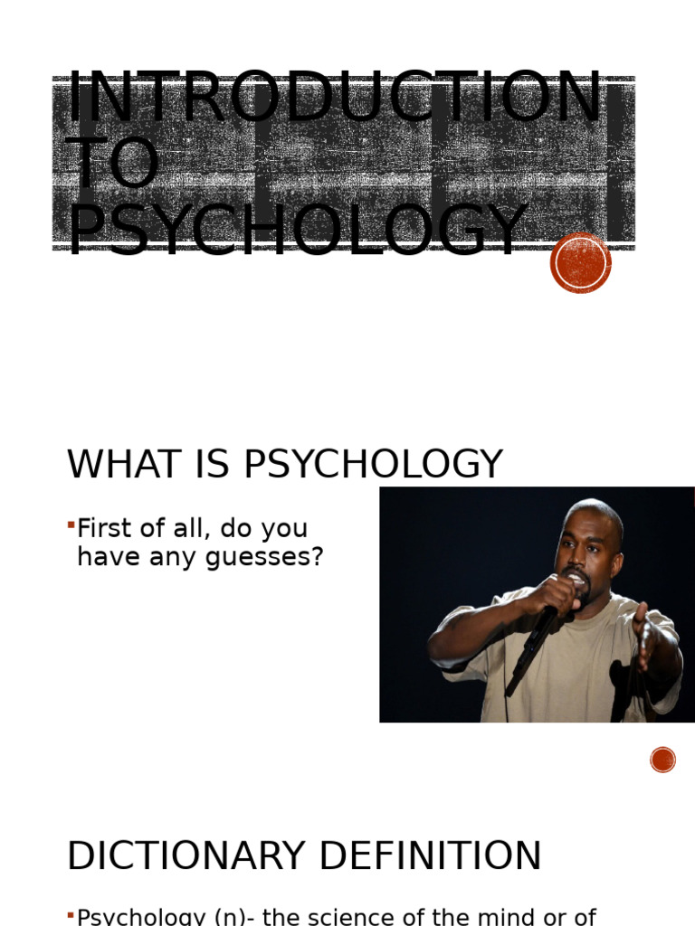 Introduction to Psychology Basics | PDF