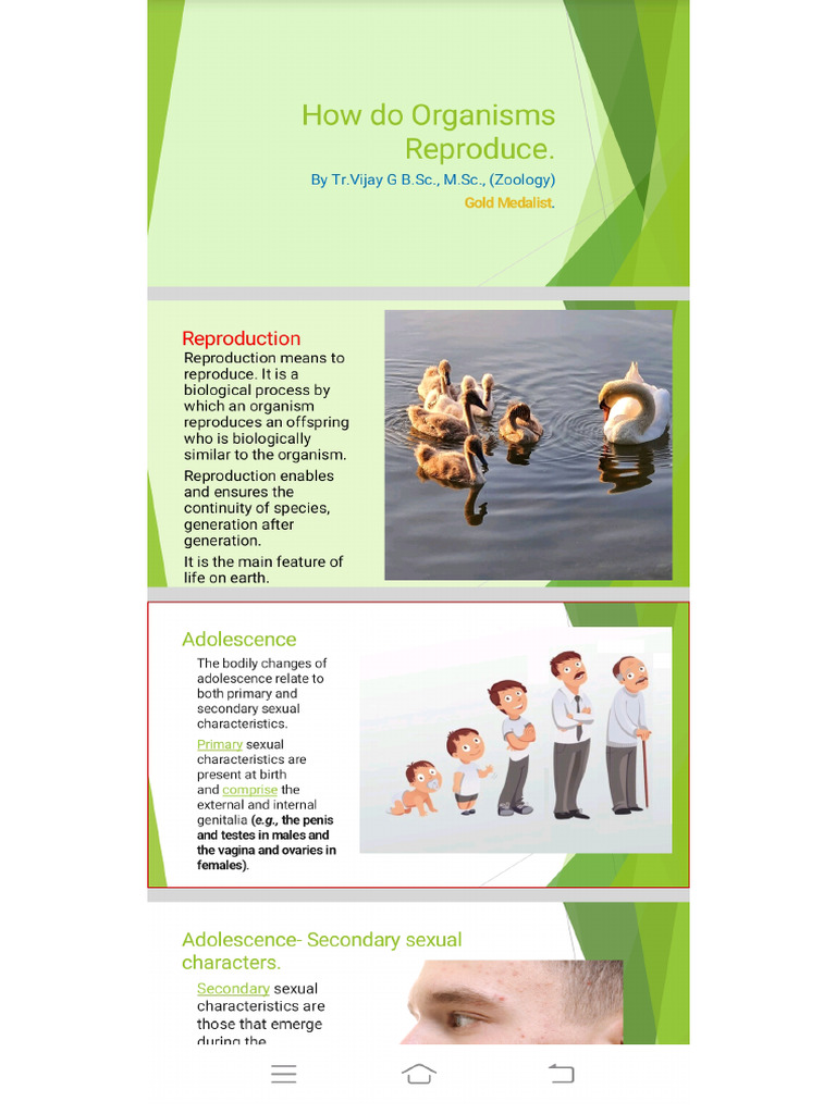 How do organisms reproduce | PDF