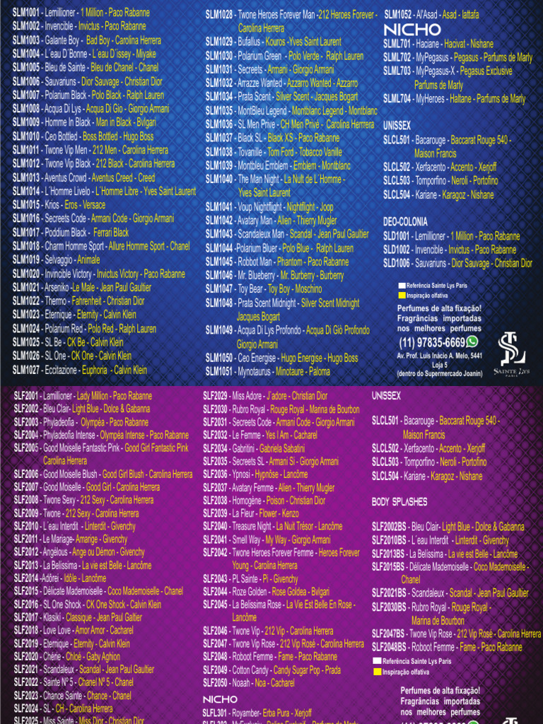 Arte Fragrancias Flayer 2024.02 | PDF | Luxury Brands | Fashion Design