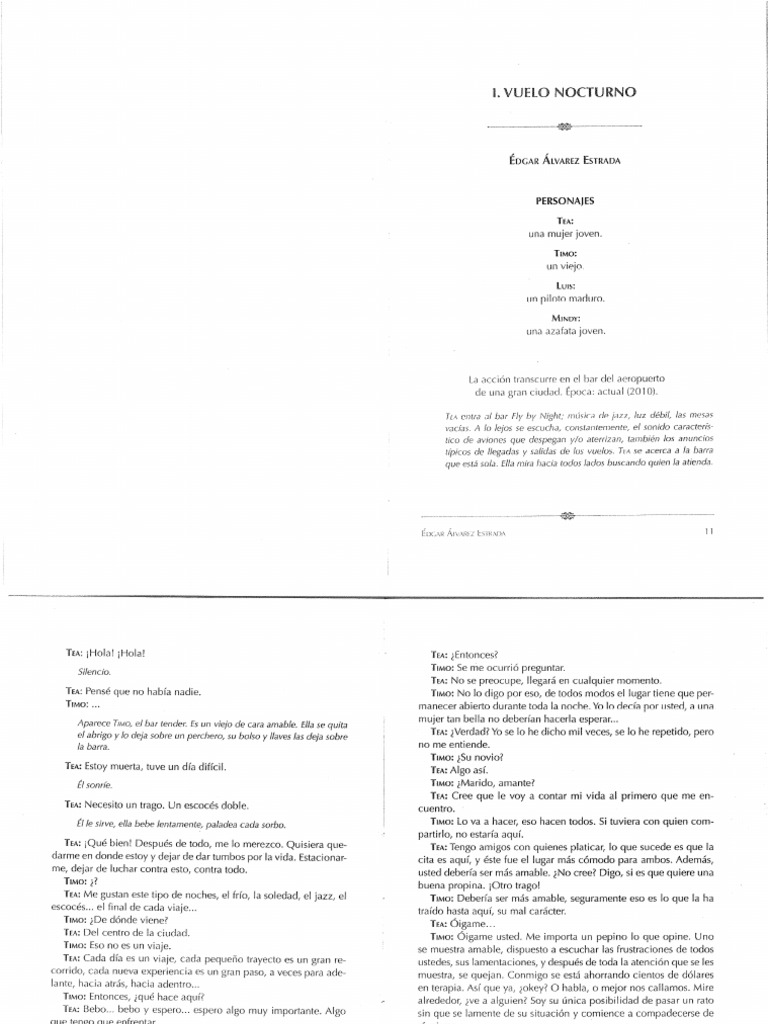 Teatro Breve Antologia para Formación Actoral 1ra - Parte | PDF