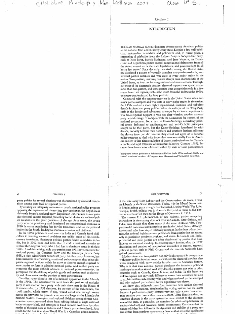 Chhibber, Pradeep y Ken Kollman. 2004 | PDF