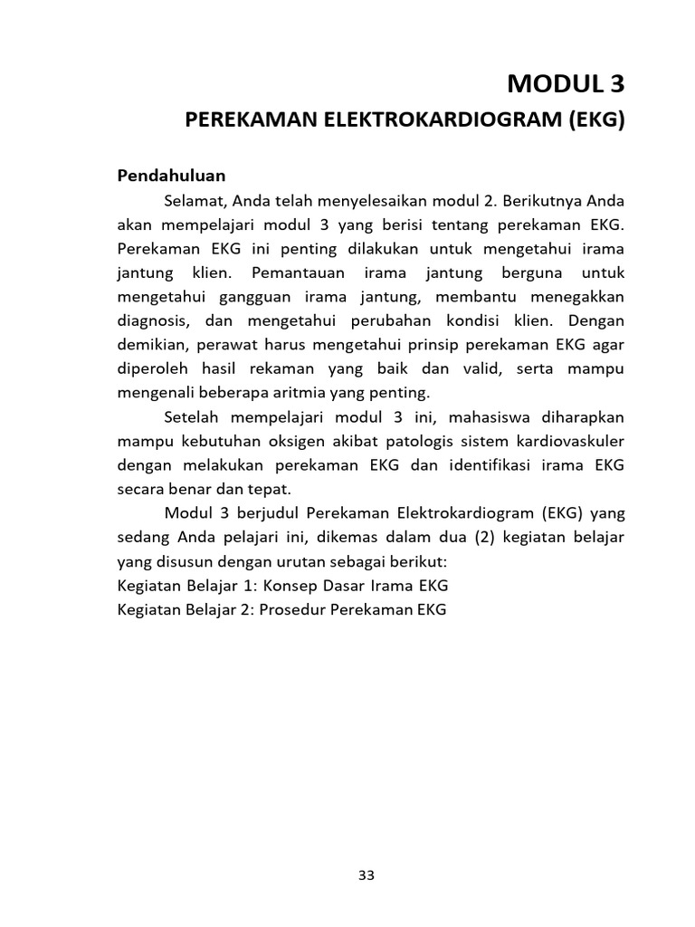 Modul EKG | PDF