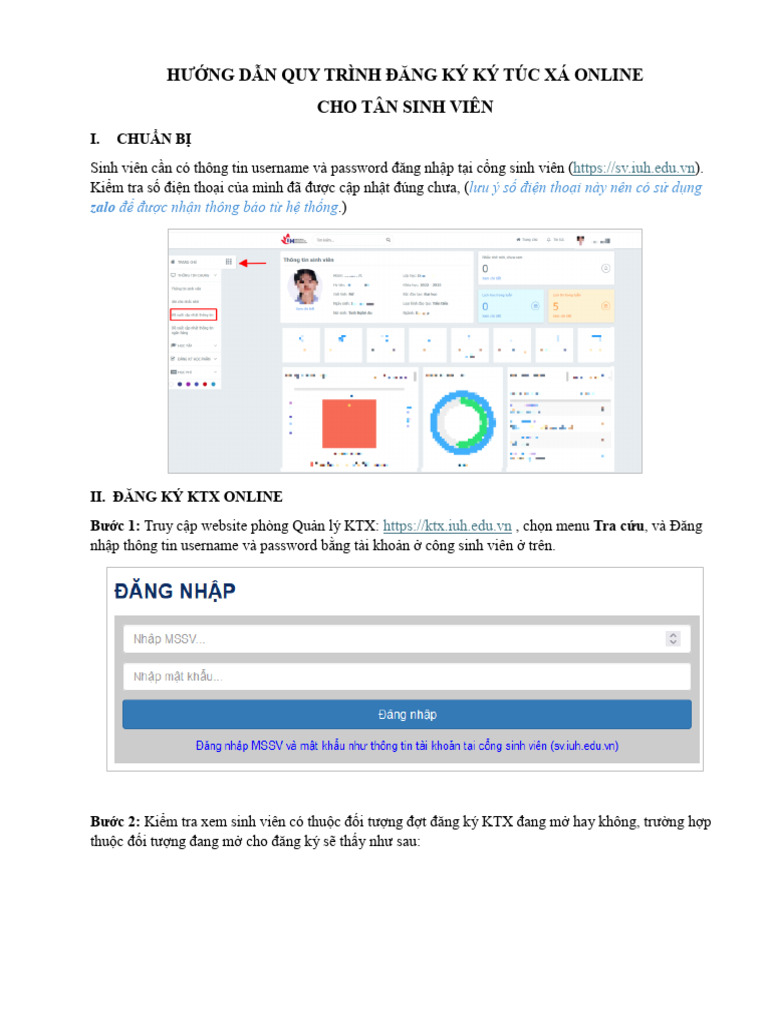 Đăng Kí KTX | PDF