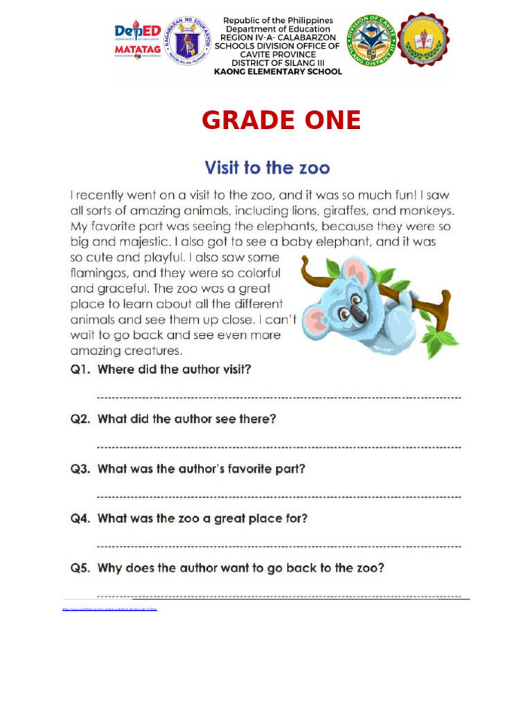 Reading Passages | PDF