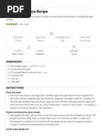 Homemade Pizza Dough For Beginners - Sally's Baking Addiction | PDF ...