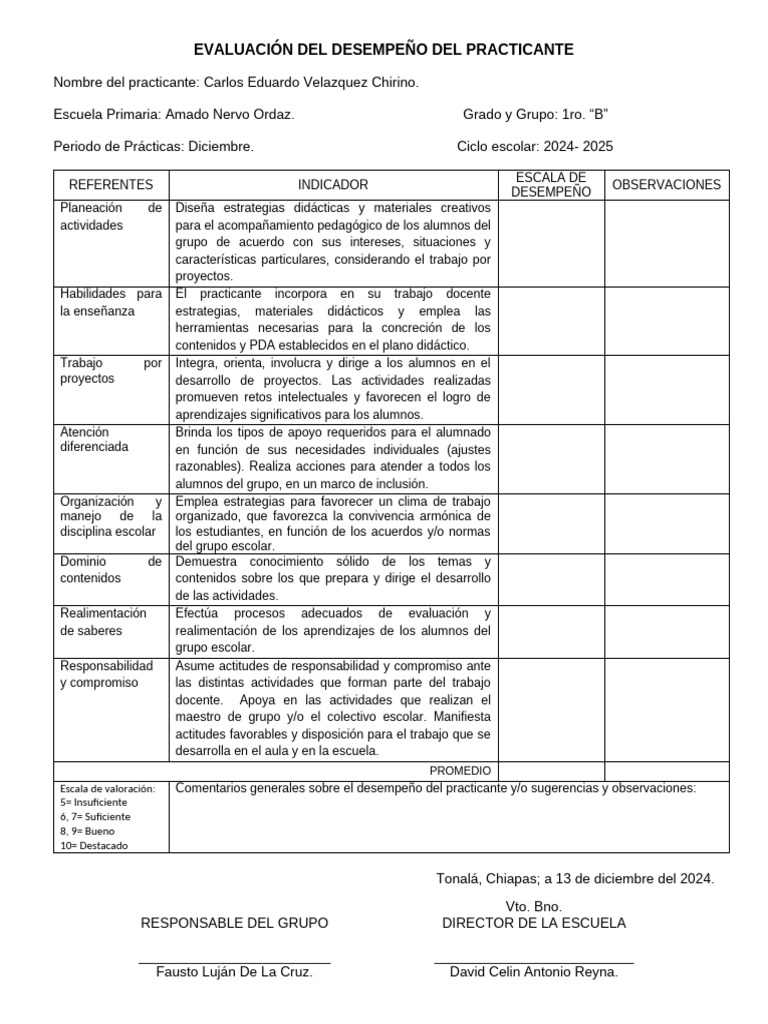 Evaluación Del Tutor Séptimo Semestre | PDF | Evaluación | Maestros