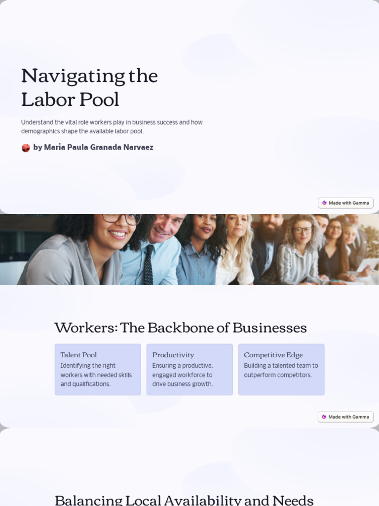 Navigating the Labor Pool | PDF