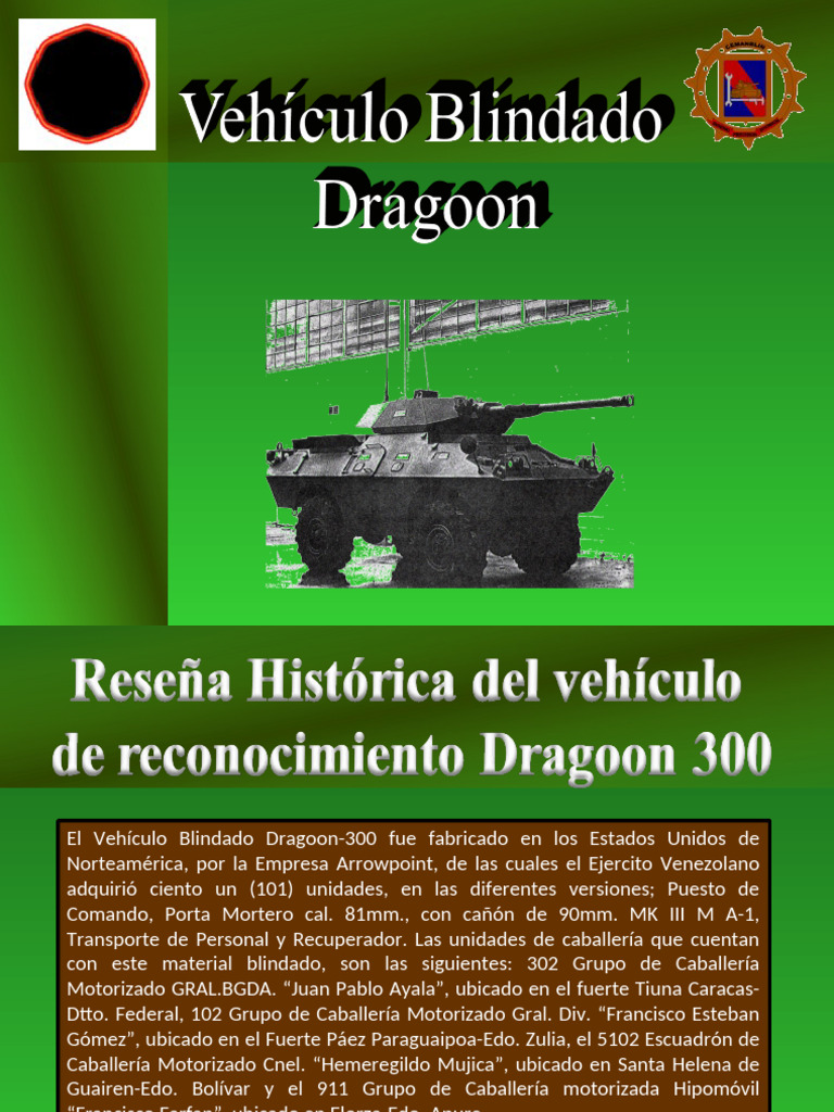 Vehículo Blindado Dragoon-300 en Venezuela | PDF