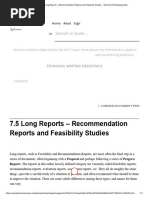 How To Write A Recommendation Report | PDF | Evaluation | Reason