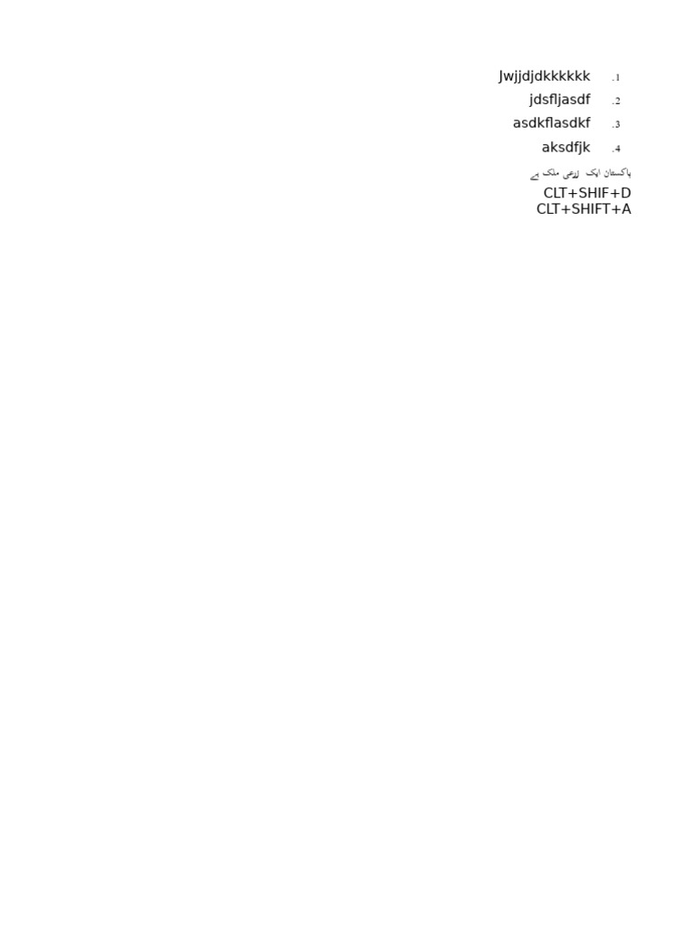 Urdu Format | PDF