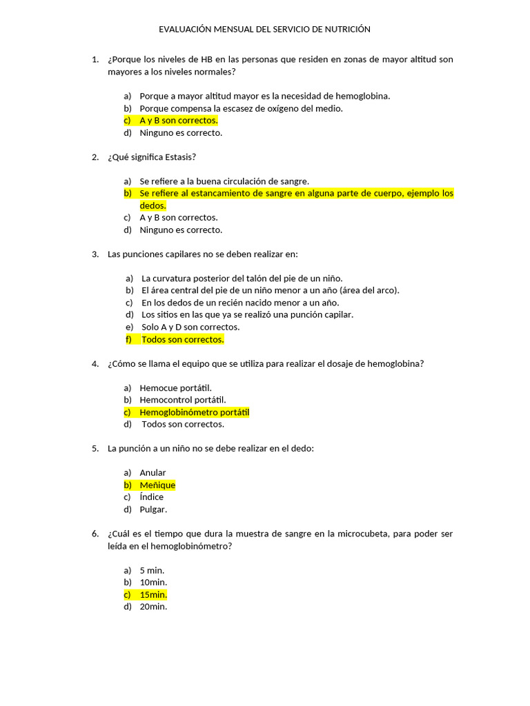 Evaluación Nutricional Infantil | PDF