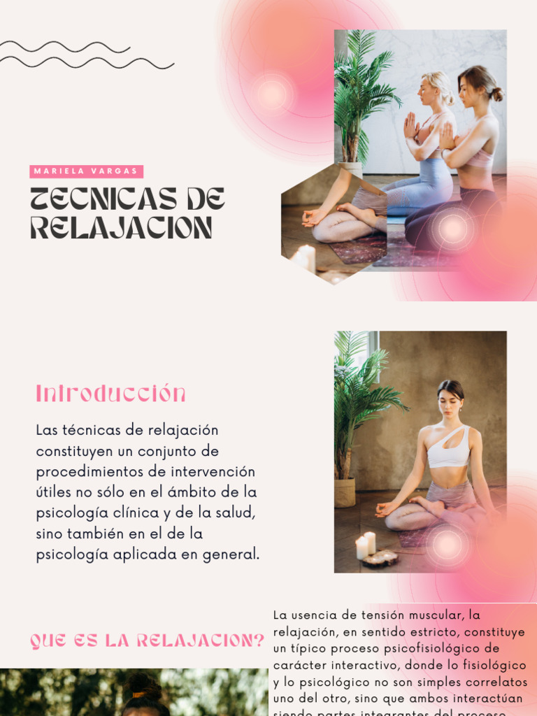 Técnicas de Relajación Efectivas | PDF | Las emociones | Estrés (biología)