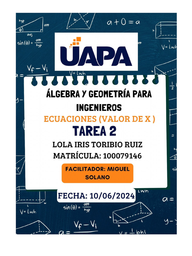 Tarea 3 Algebra | PDF