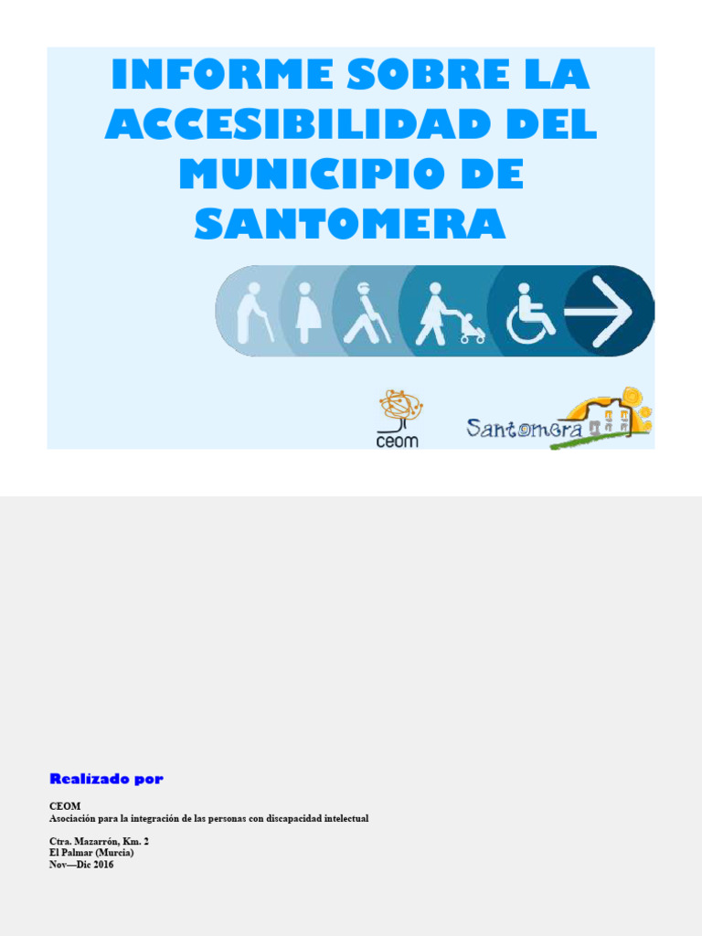 Informe-de-accesibilidad | PDF | Accesibilidad | Invalidez