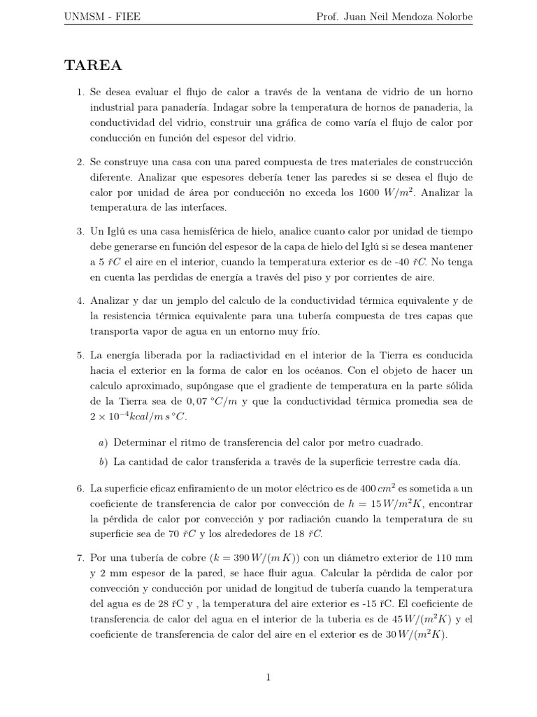 PD6 2020 | PDF | Transferencia de calor | Conduccion termica