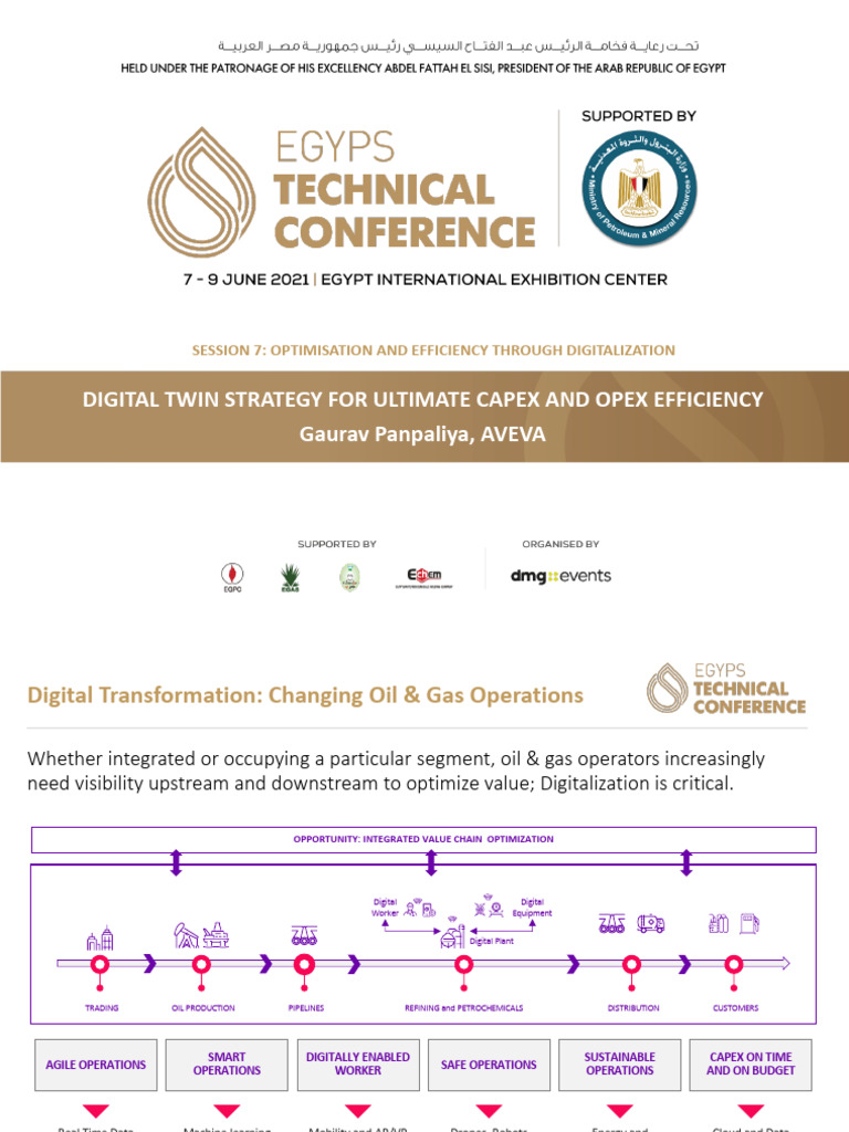 Session 7.2 - The Digital Twin Strategy For The Ultimate CAPEX and OPEX ...