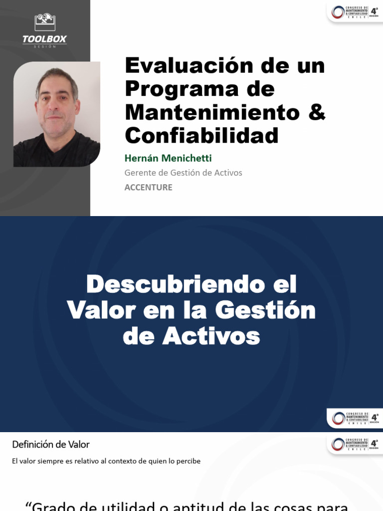 Hernan Menichetti Evaluacion de La Madurez de Un Programa de Mantenimiento y Confiabilidad.finaL ...