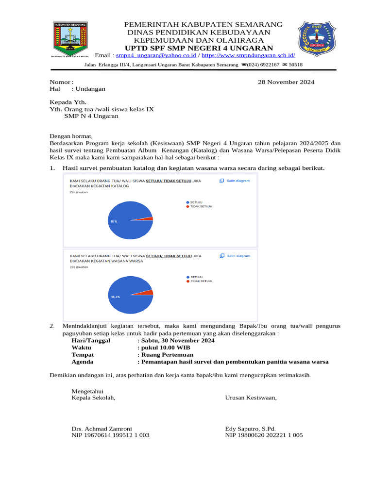Surat Edaran Katalog Dan Wasana Warsa | PDF