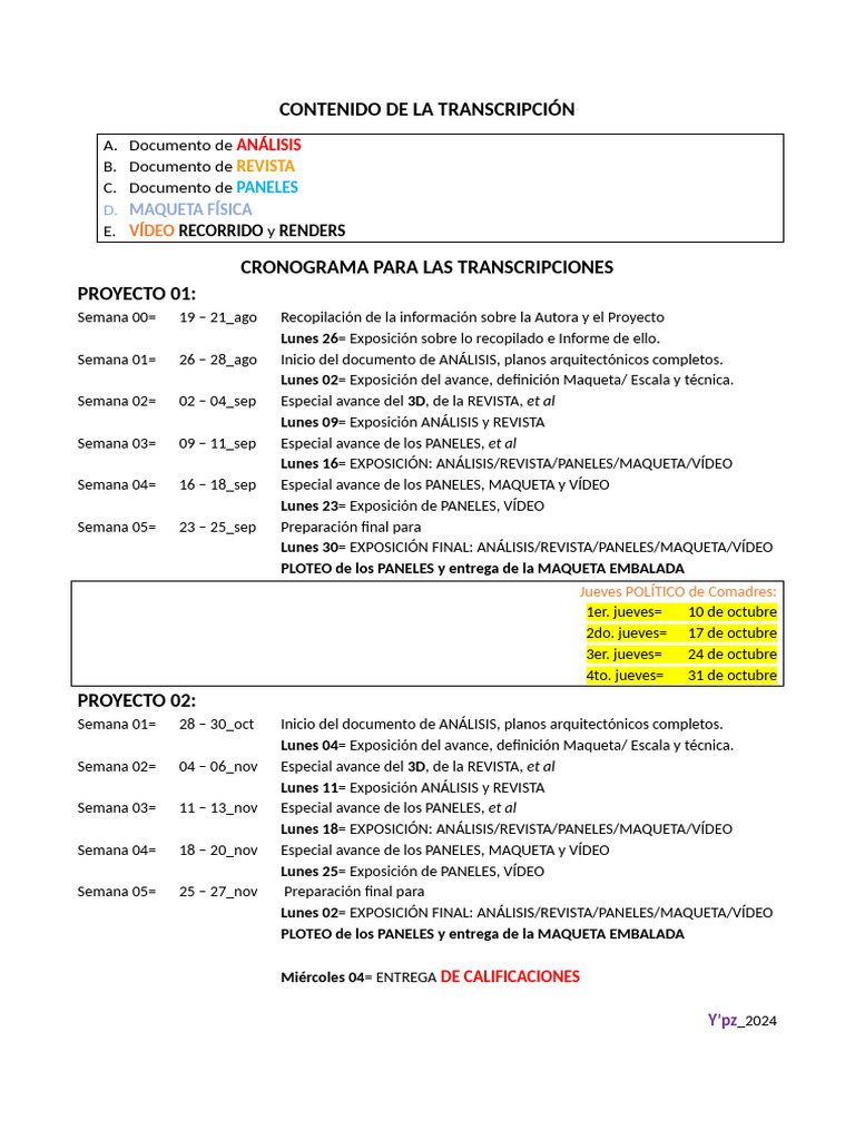 01 - Contenido de La Transcripción | PDF