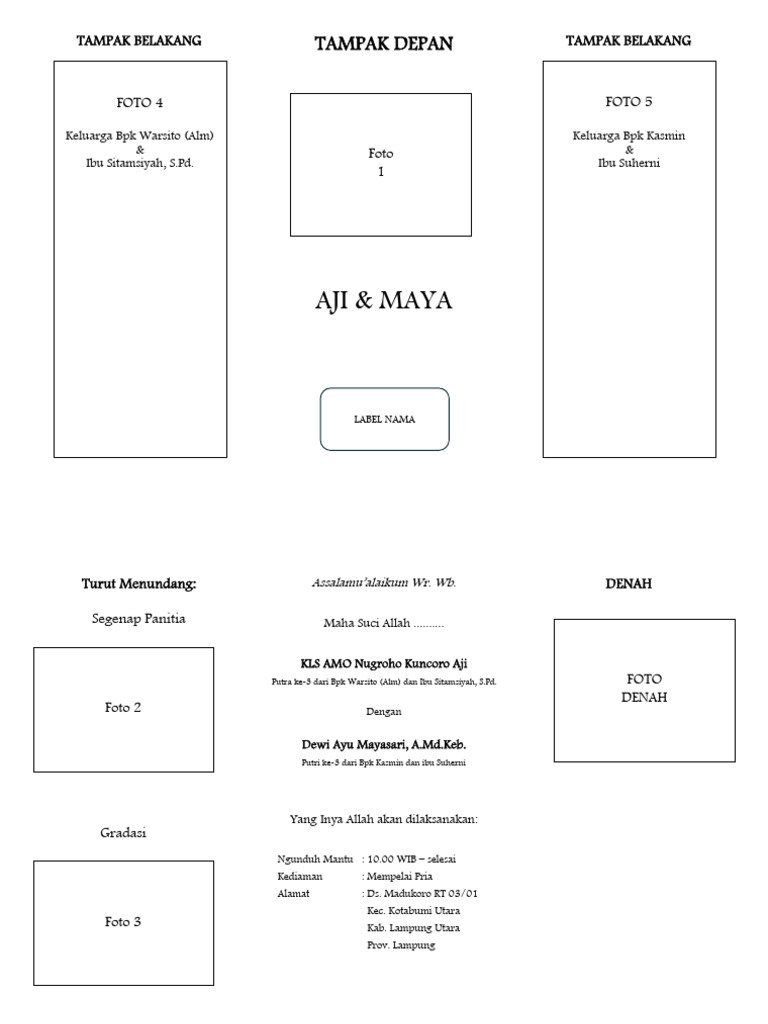 Sketsa Undangan | PDF