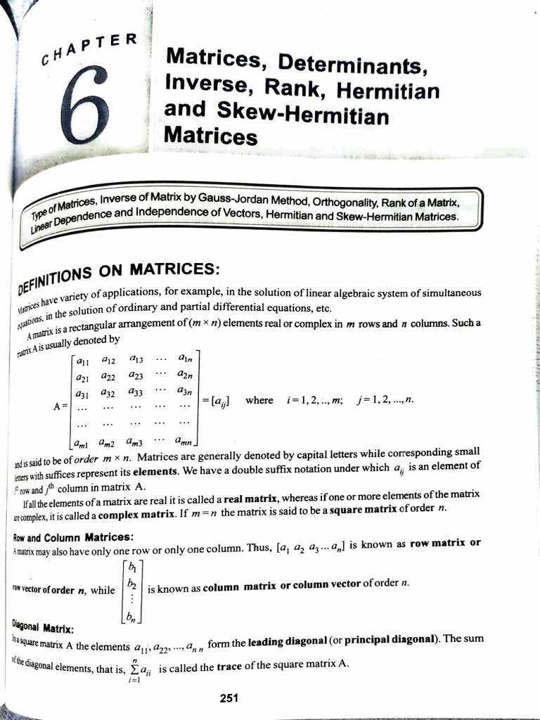 Matrices Book | PDF | Matrix (Mathematics) | Abstract Algebra