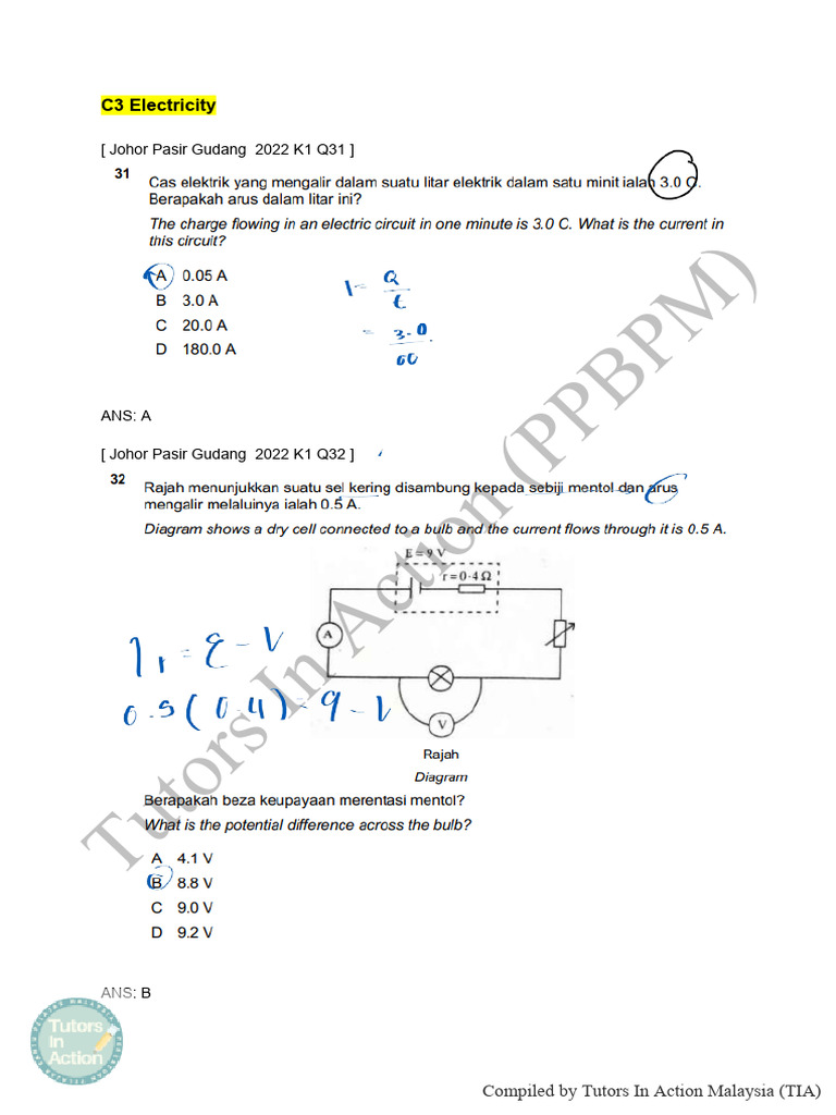 Chapter 3 Electricity | PDF | Association Football Clubs | National Association Football Premier ...