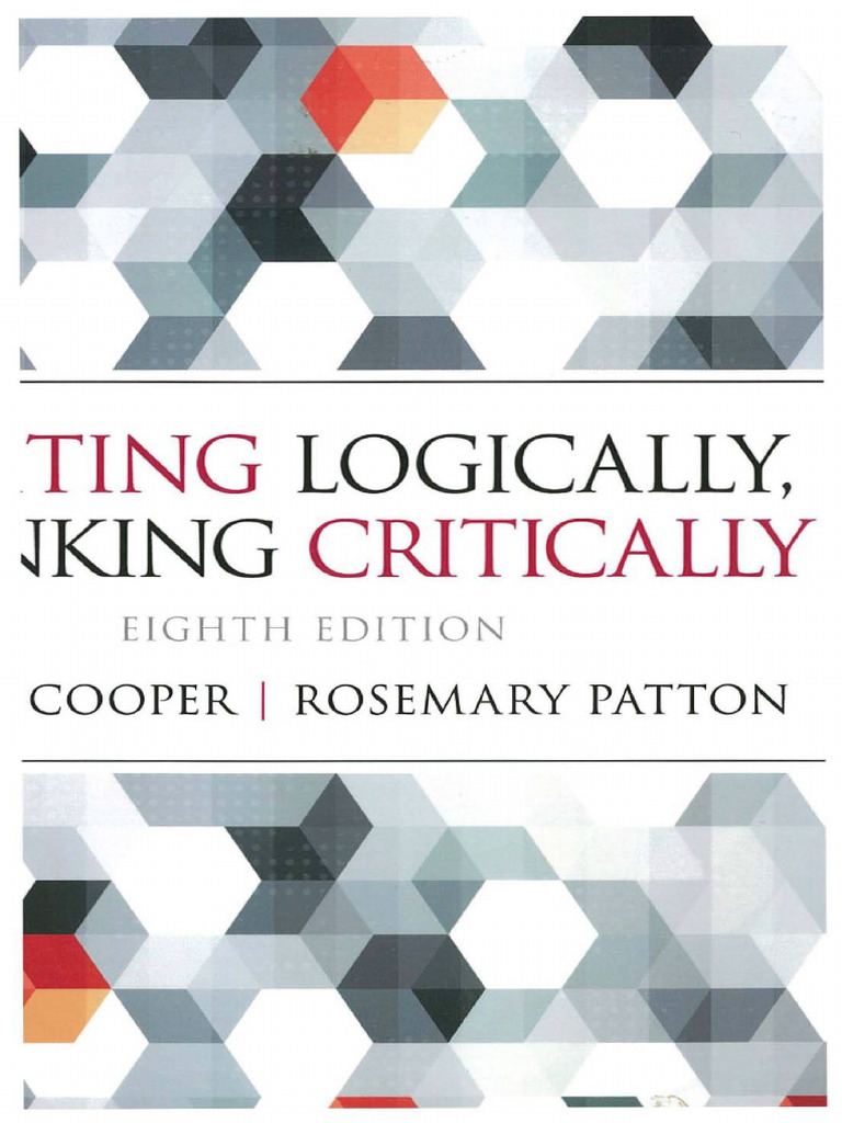 Patton R. Writing Logically, Thinking Critically 8ed 2013 (Cooper S ...