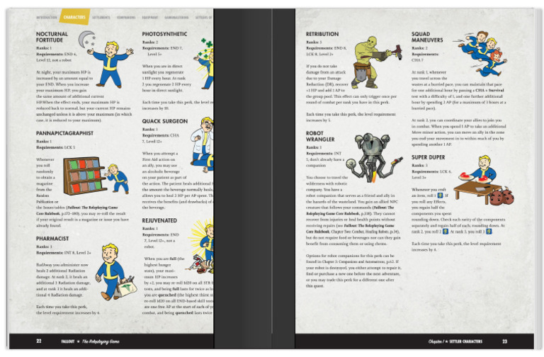 Fallout RPG Settlers (1) 13 | PDF