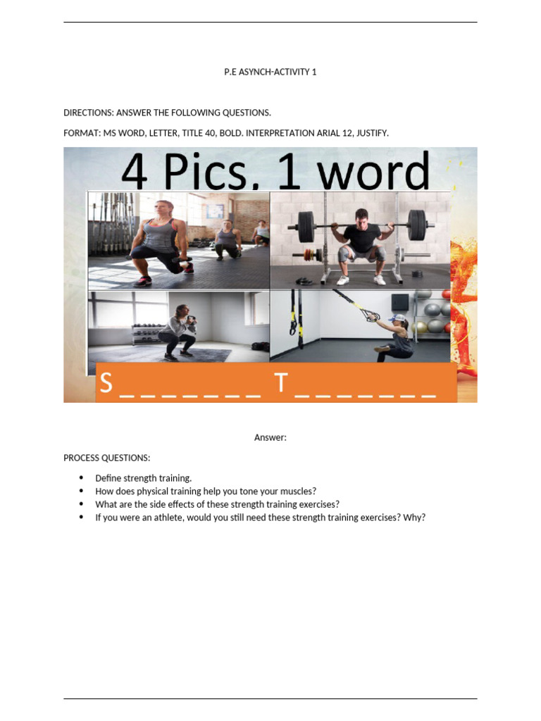 ACTIVITY 3rd Quarter PE | PDF