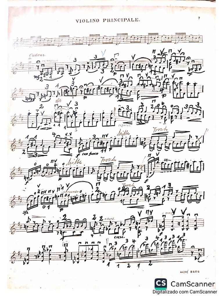Ferdinand David - Mozart 4 Cadenza | PDF