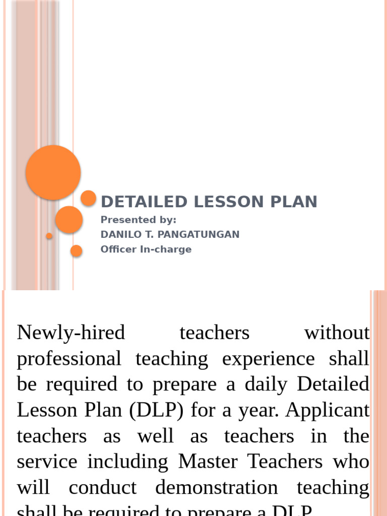 Detailed Lesson Plan Inset 2017 (1) | PDF | Lesson Plan | Teachers