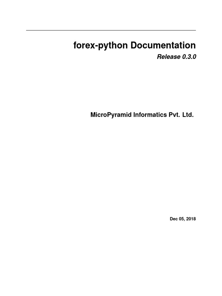 forex-python-readthedocs-io-en-latest | PDF | Euro | Foreign Exchange ...