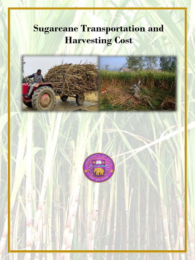 2020 21 Sugarcane Transportation and Harvesting Cost | PDF | Sampling (Statistics) | Sugarcane