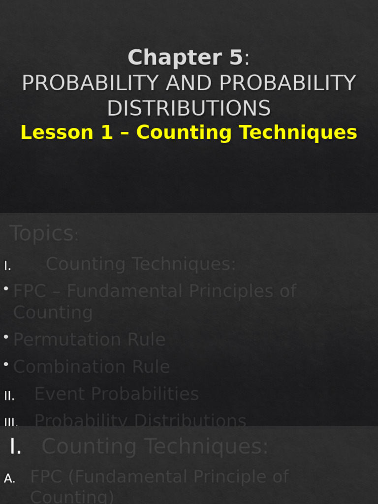 Chapter 5.1.STAT | PDF