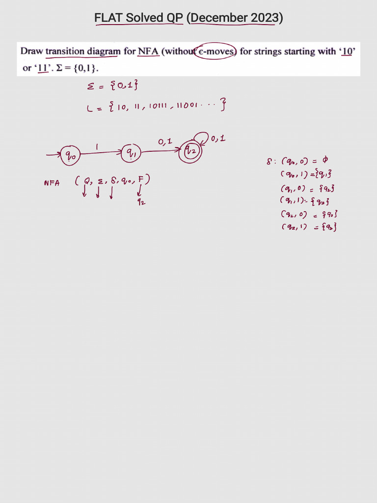 FLAT QP December 2023 | PDF