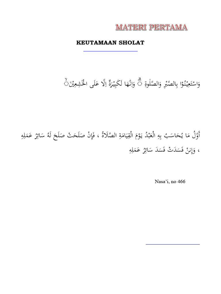 MATERI UPRAK PAI 2024 | PDF