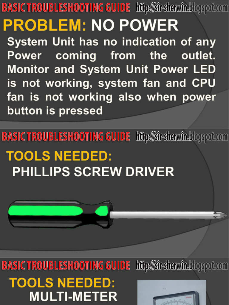 5. No Power IssueFINAL | PDF