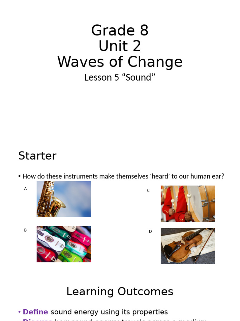 L5 Sound Pptx | PDF | Sound | Pitch (Music)