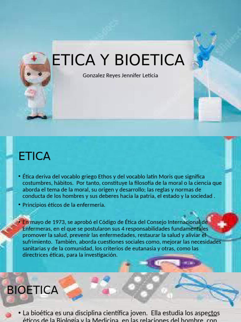 Etica y Bioetica | PDF | Bioética | Enfermería